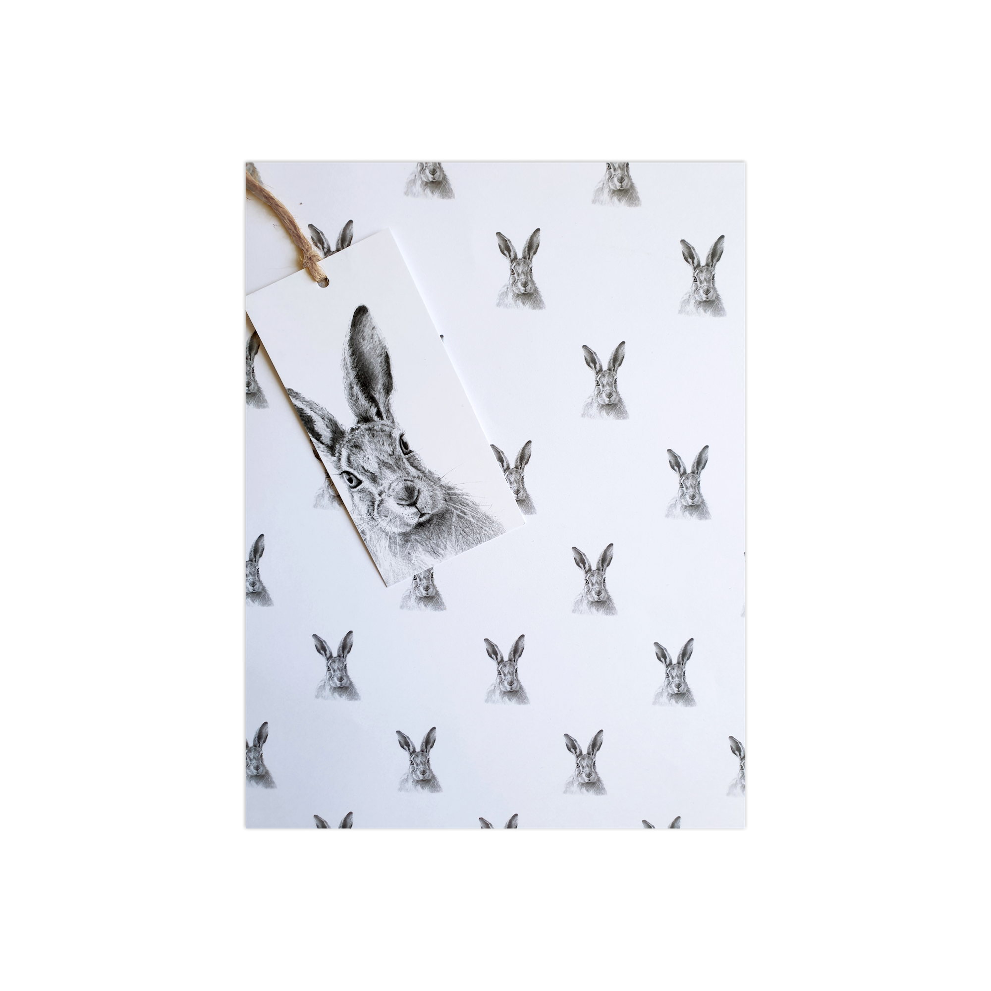 Hare Wrapping Paper – Cathy Hamilton Artworks